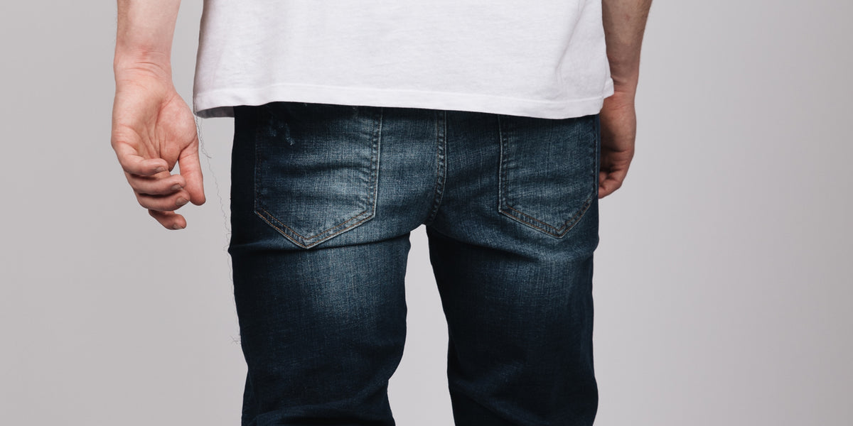 MONTI Washed Paint Splatter Jeans Blue – Milano Couture